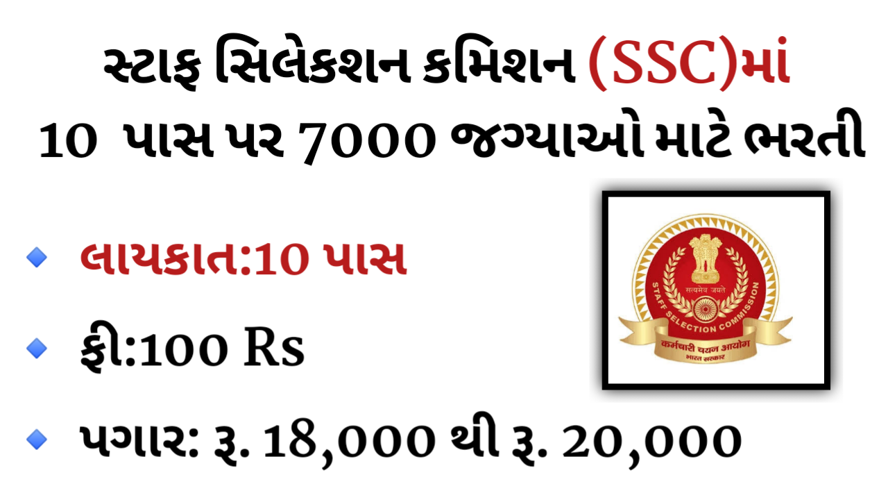 Post Name : SSC MTS Recruitment Notification 2021 @ssc.nic.in