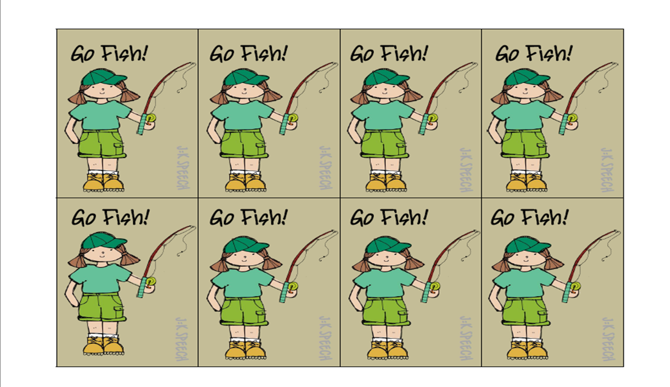 J:K Speech : "TH" Go Fish and Candy Land