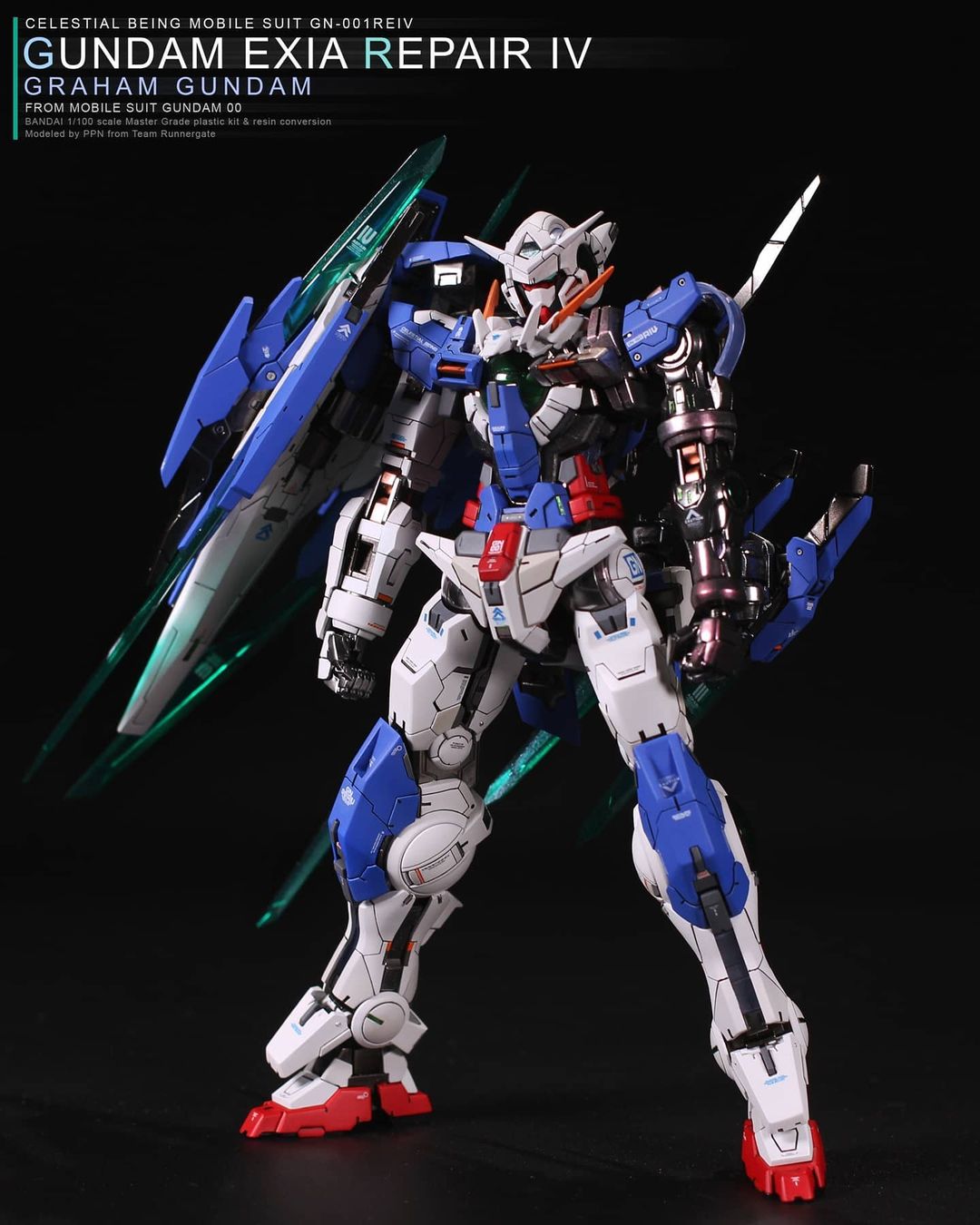 MG 1/100 Gundam Exia Repair IV Graham Gundam by runnergate - Pilot-Exia ...