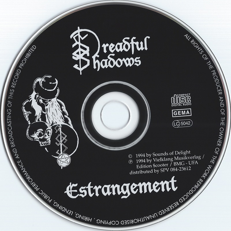 Cries from the Quiet World: Dreadful Shadows "Estrangement"