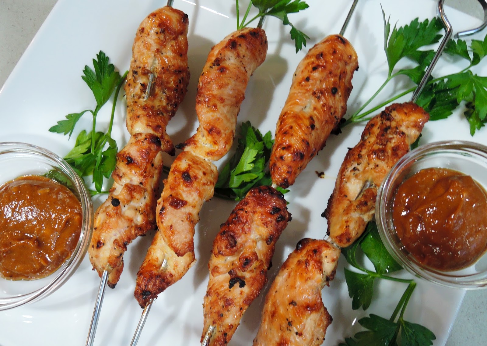 The Briny Lemon: Grilled Chicken Satay