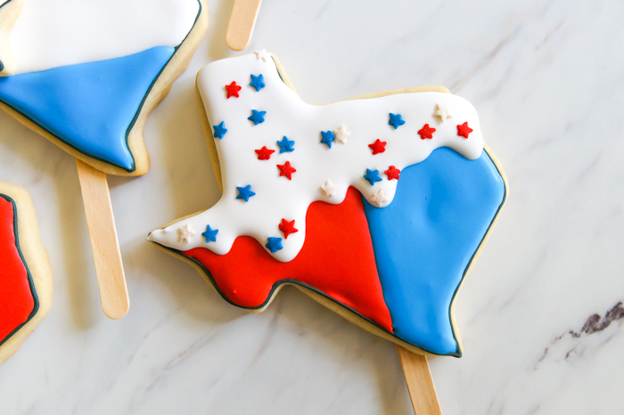 Bomb Pop-esque Cookies for 4th of July and a Texas Summer | Bake at 350°