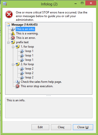 Alfasith Ax Infolog In Ax And Its Types