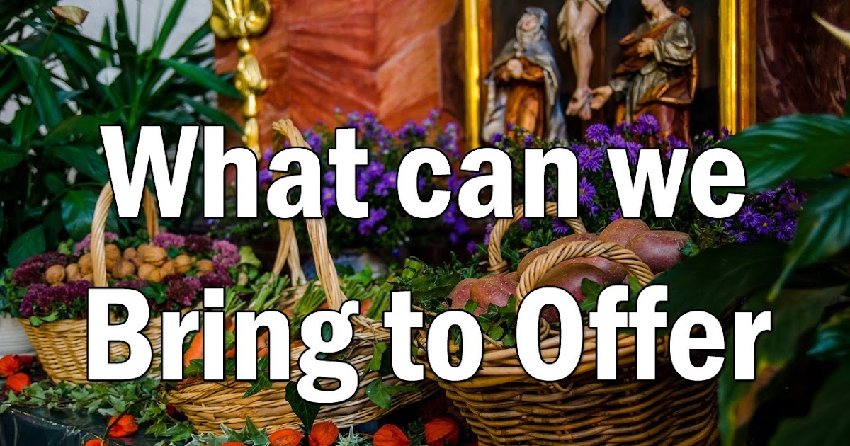 What can we Bring to Offer | GodSongs.net