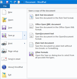 COPA-Guide | How to use Wordpad Features