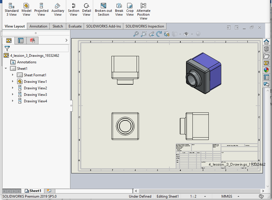 Solidworks Drawings overview. ~ Ourengineeringlabs