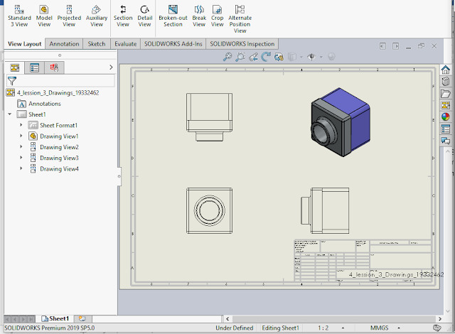 Solidworks Drawings overview. ~ Ourengineeringlabs