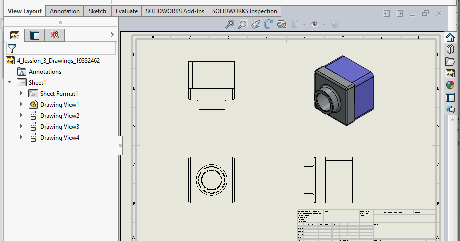 Solidworks Drawings overview. ~ Ourengineeringlabs