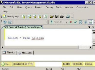 Fascinating SQL: SQL : NOLOCK