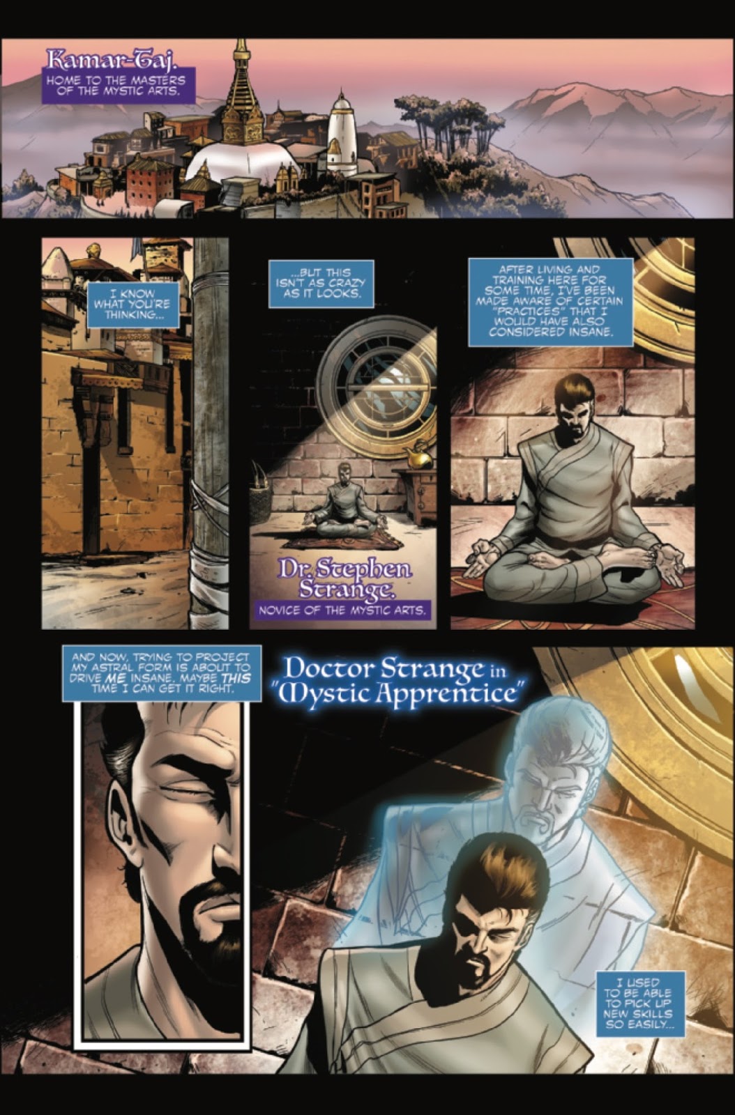 Weird Science DC Comics: Doctor Strange: Mystic Apprentice #1 Review ...