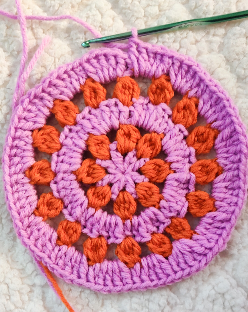 Raji's Craft Hobby: Picot Flower Doily Coaster