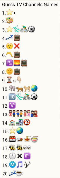 Guess TV Channels Names quiz | Puzzles World
