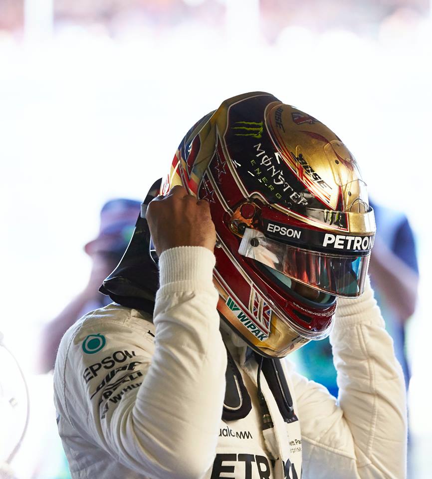 Racing Helmets Garage: Bell HP7 L.Hamilton Silverstone 2018