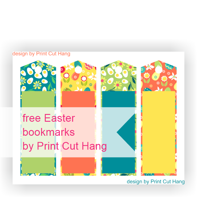 Printable FREE Bookmarks - editable PDF file