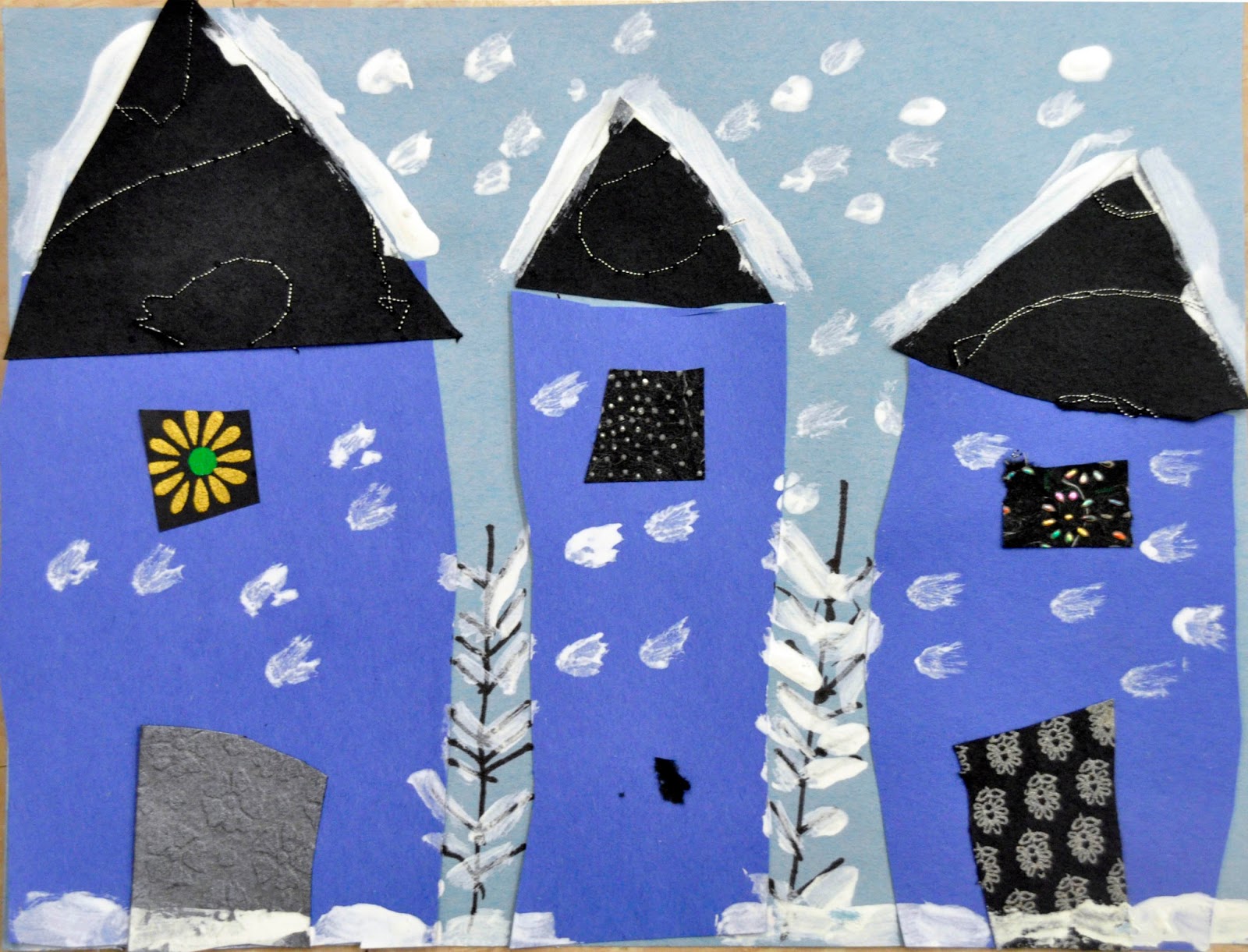 artisan des arts: Winter snow homes - grade 1/2