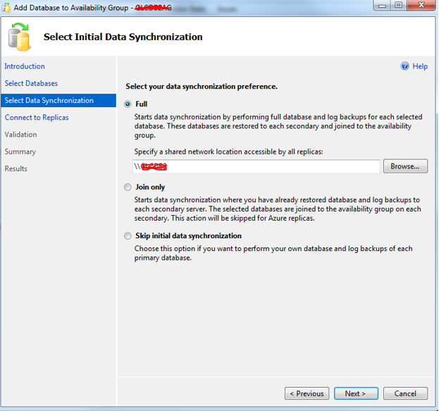 Troubleshooting MS SQL Server: Adding database back to Always On High Availability Group