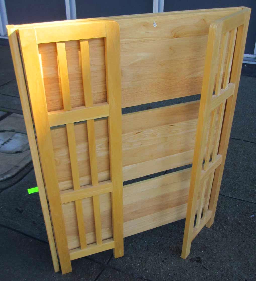 UHURU FURNITURE & COLLECTIBLES: SOLD Fold-Up Bookcase - $35