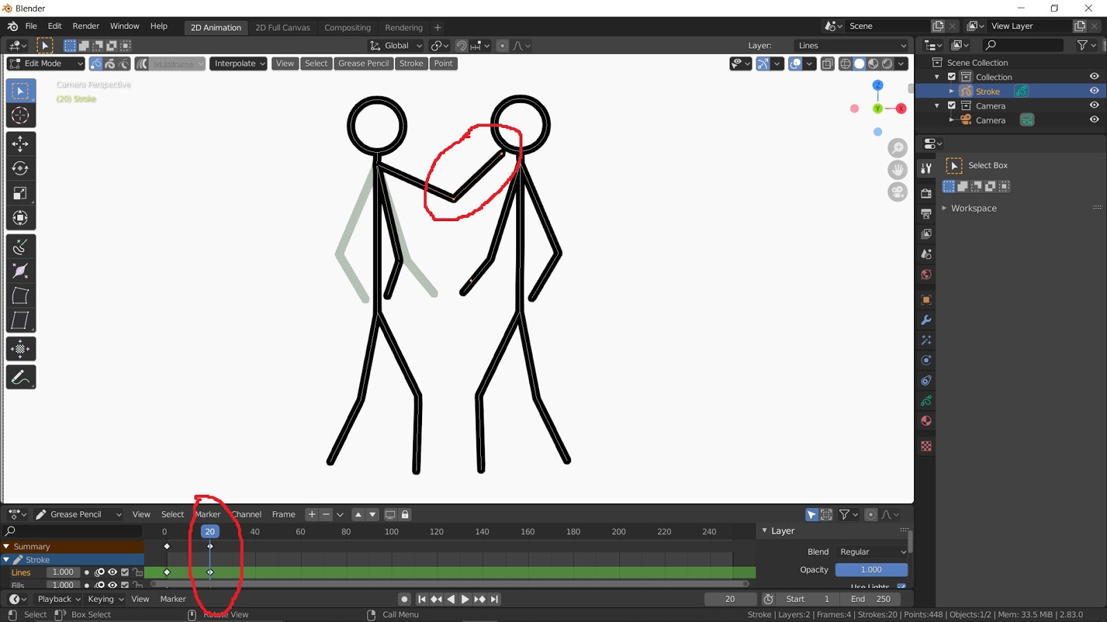 Membuat Animasi Stickman 2 Dimensi dengan Software Blender 2.8 Membuat Animasi Stickman 2 Dimensi dengan Software Blender 2.8