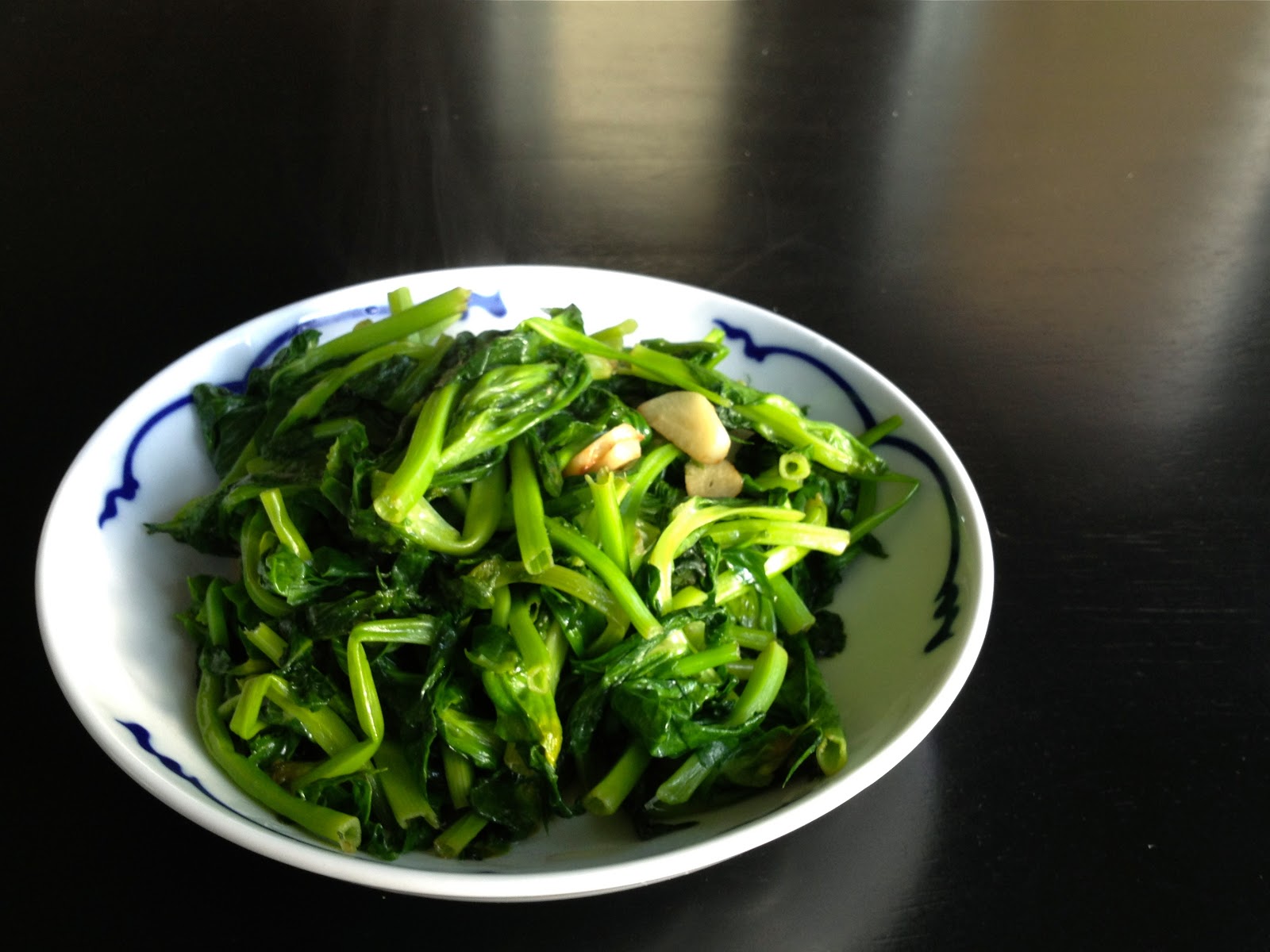 three a week: snow pea tips