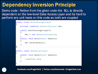 Sql server, .net and c# video tutorial: Dependency Inversion Principle ...