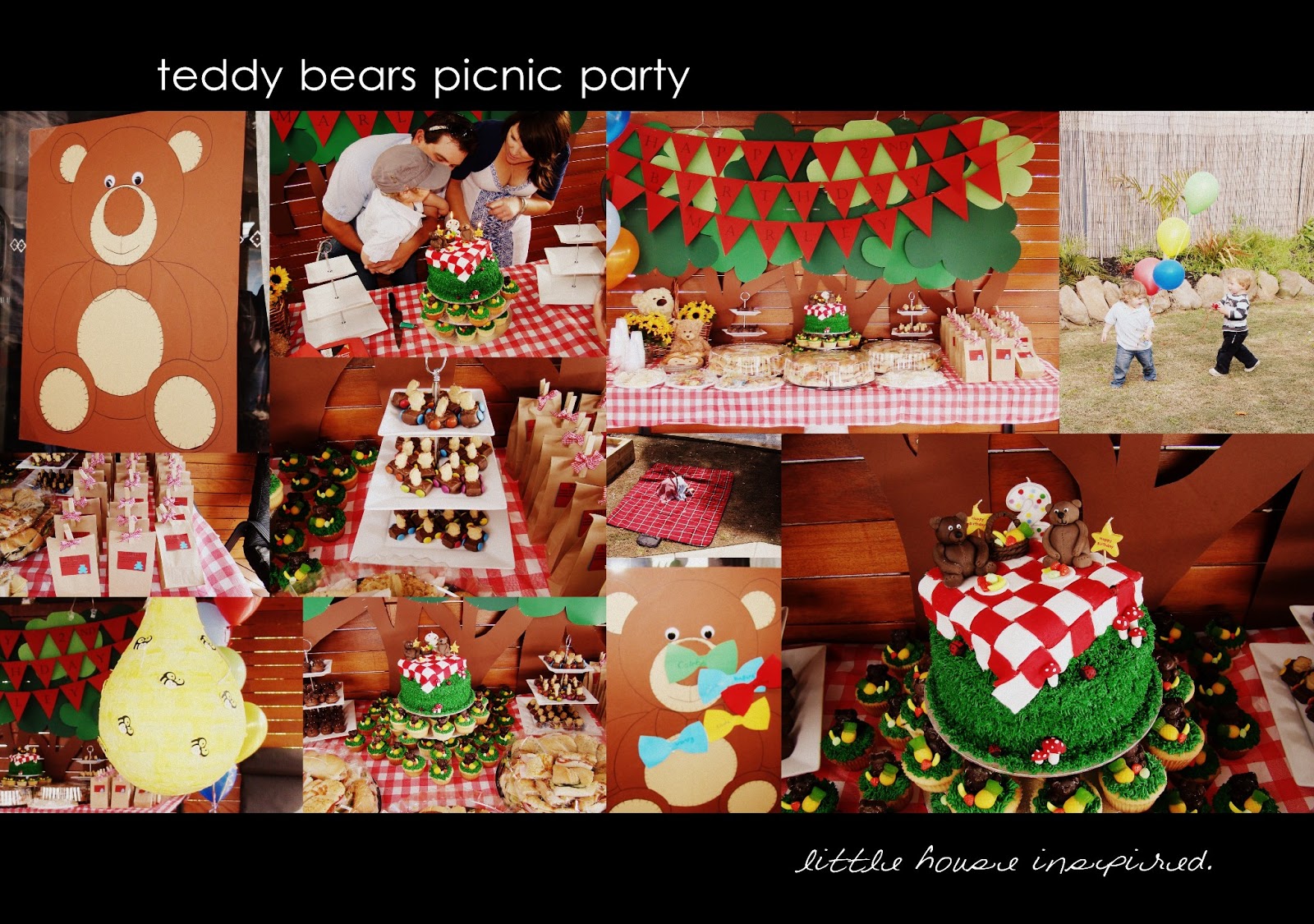 little house inspired: Teddy Bears Picnic Party