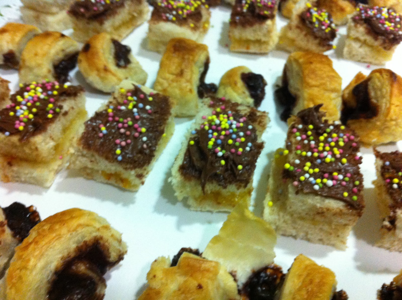 La cocina de mi abuela P: Canapés dulces- 2 parte