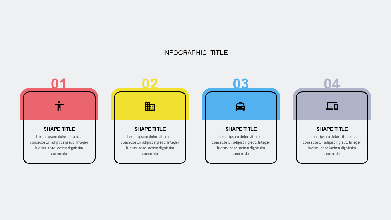 Round Square Outline PowerPoint Templates - PowerPoint Free