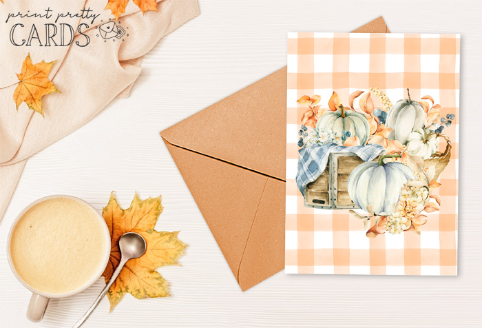Free Printable Cozy Fall Cards | Print Pretty Cards