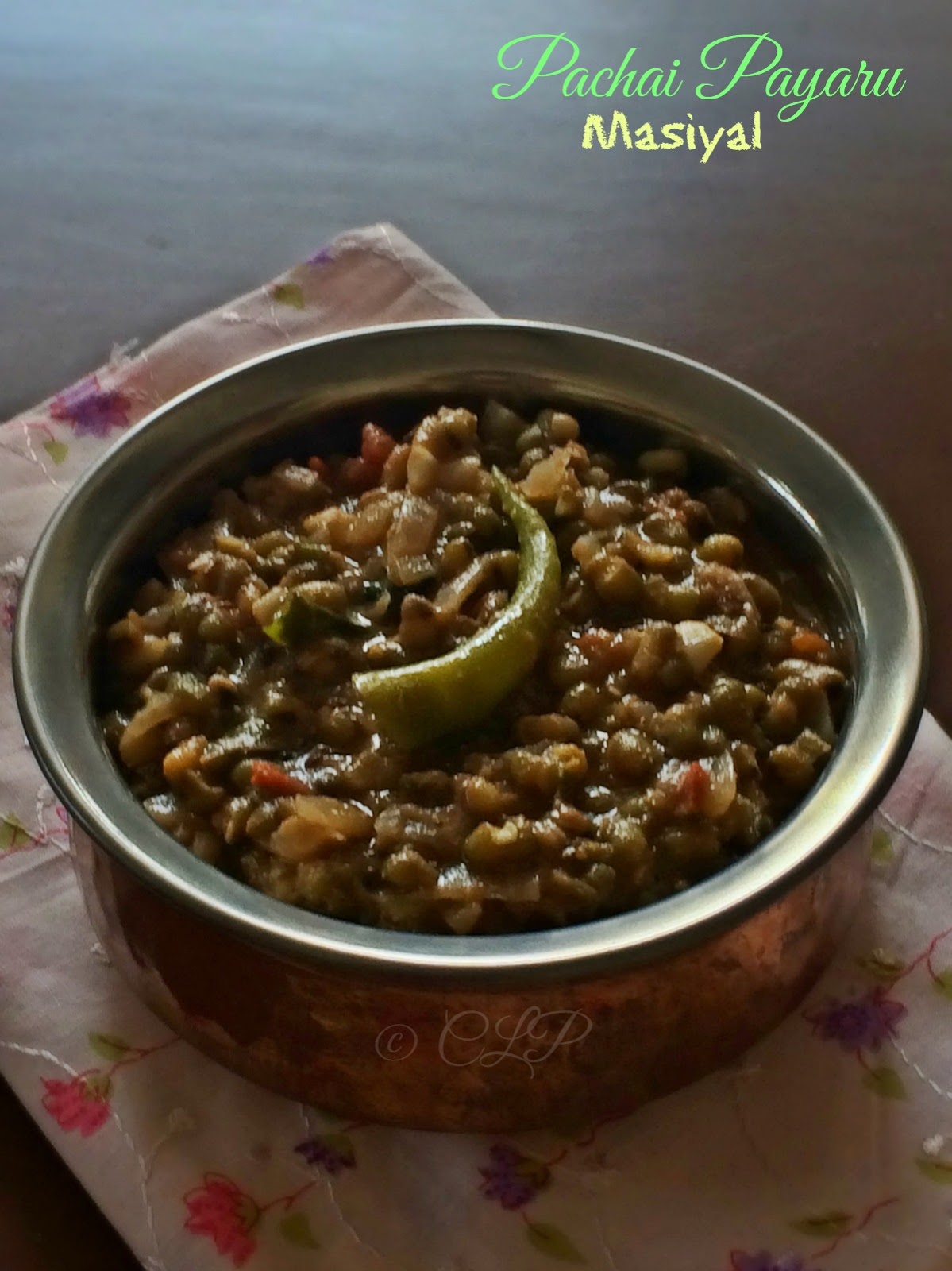 Cook like Priya: Green Gram Curry | Pachai Payaru Masiyal | Kongu ...