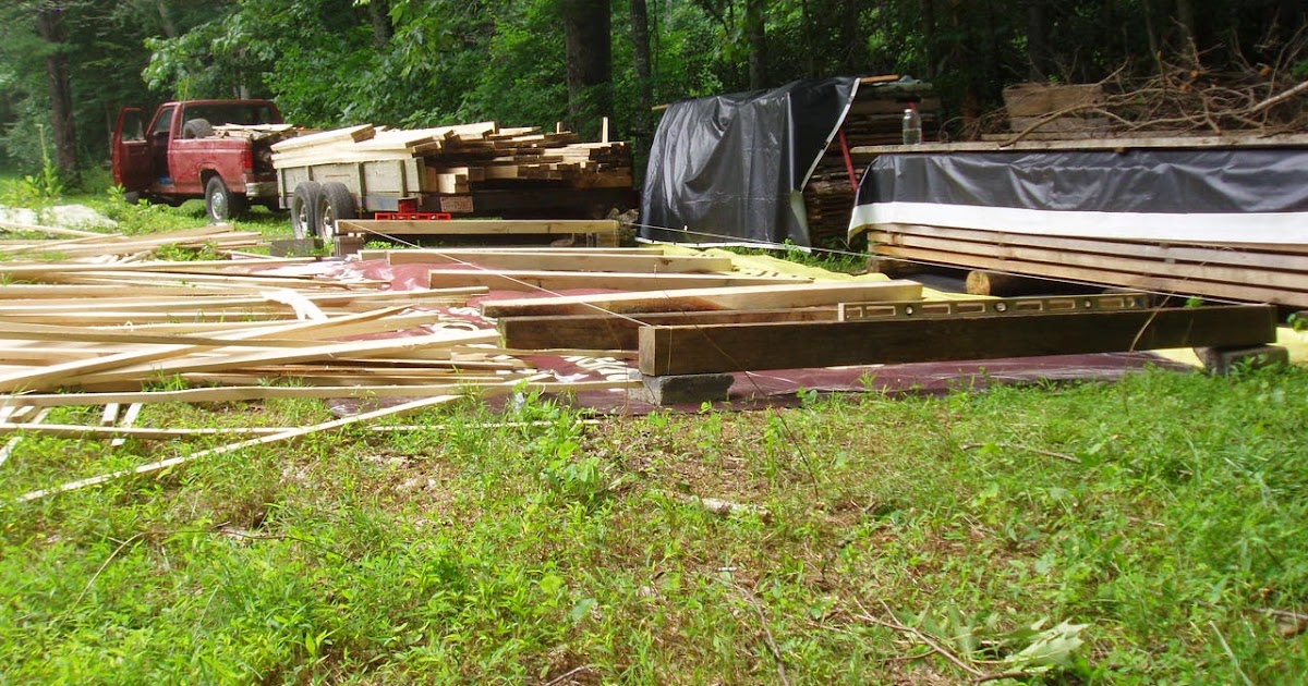 A Little Living: Stacking Lumber