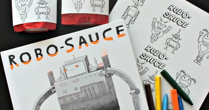 Make Your Own Robo-Sauce: Free Printable Snack Pouch Wraps | Sunny Day ...