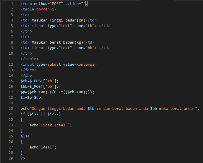 ADRINA LISTY : Contoh Soal PHP IF