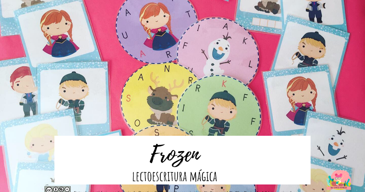 Lectoescritura mágica de Frozen - Dale tiempo al aprendizaje