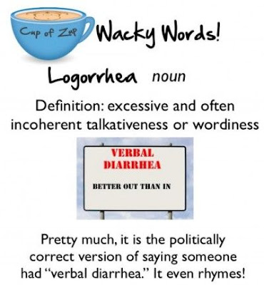 Bonnie's Books: A new word for me ~ logorrhea