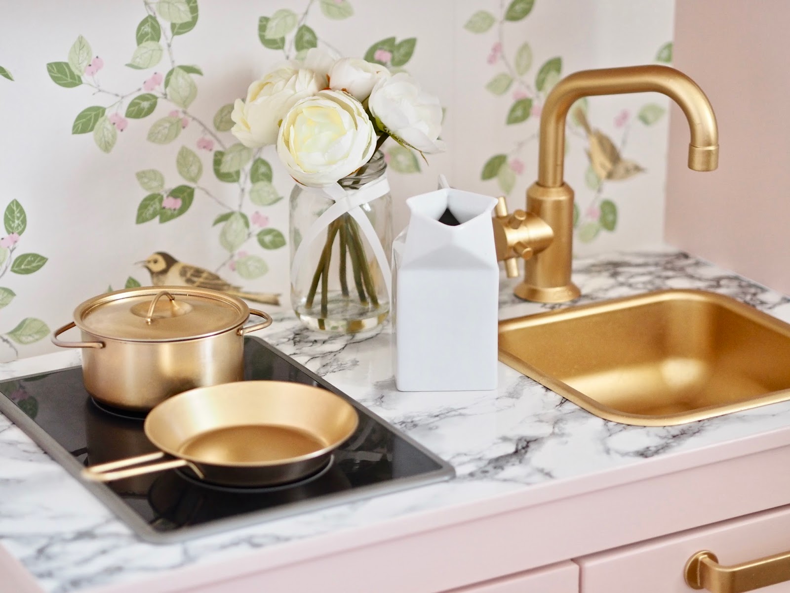 Ikea Duktig play kitchen makeover - Dainty Dress Diaries