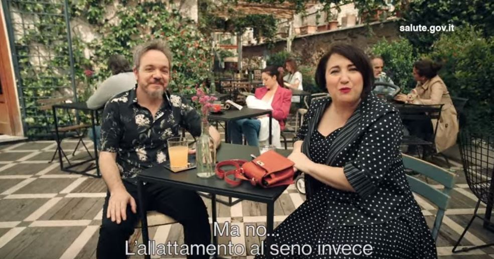 Golden Backstage: I comici Nuzzo Di Biase nello spot per l'allattamento ...