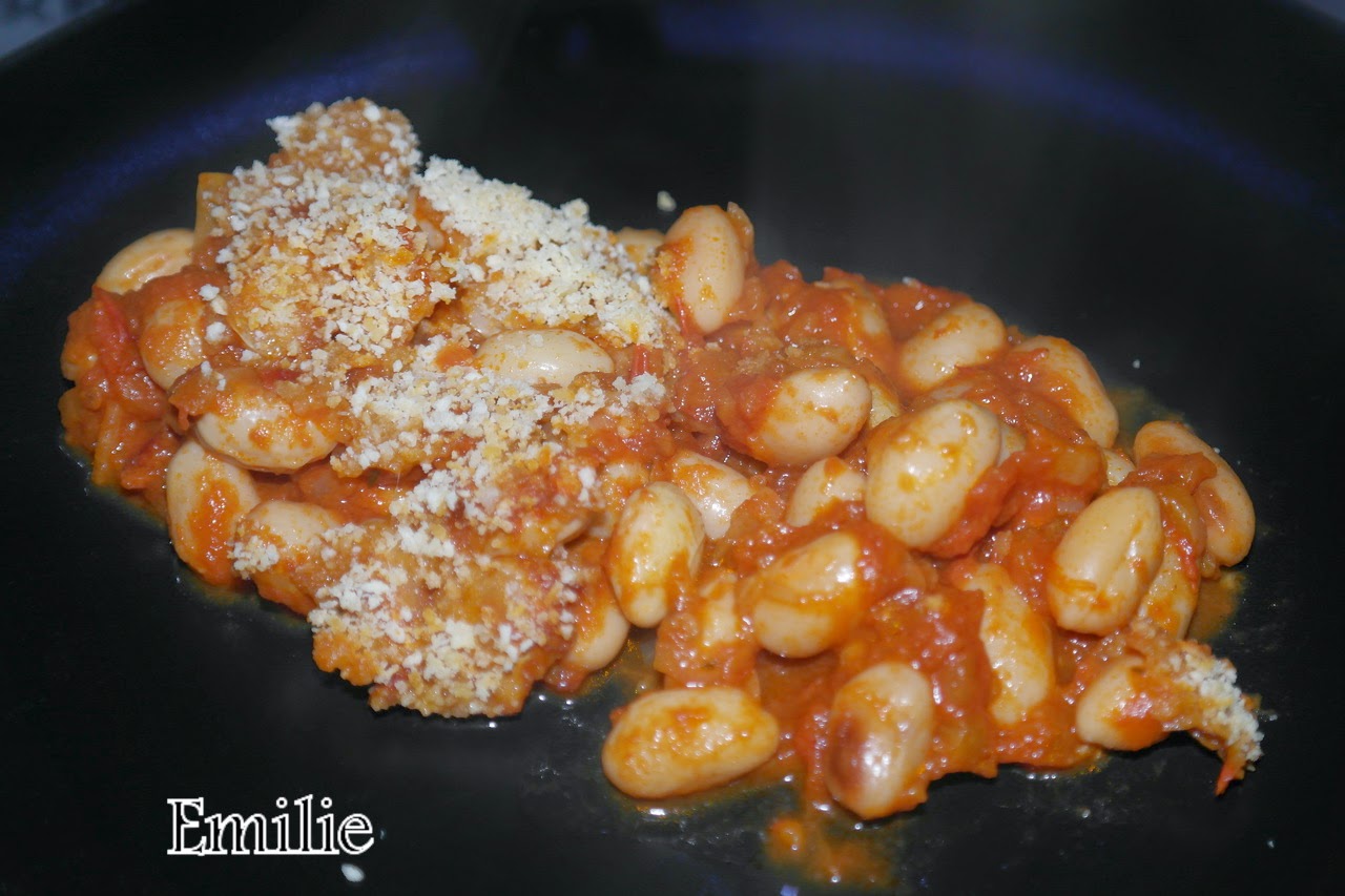 Trois,deux,un je cuisine: Gratin de haricots Borlotti à l'italienne