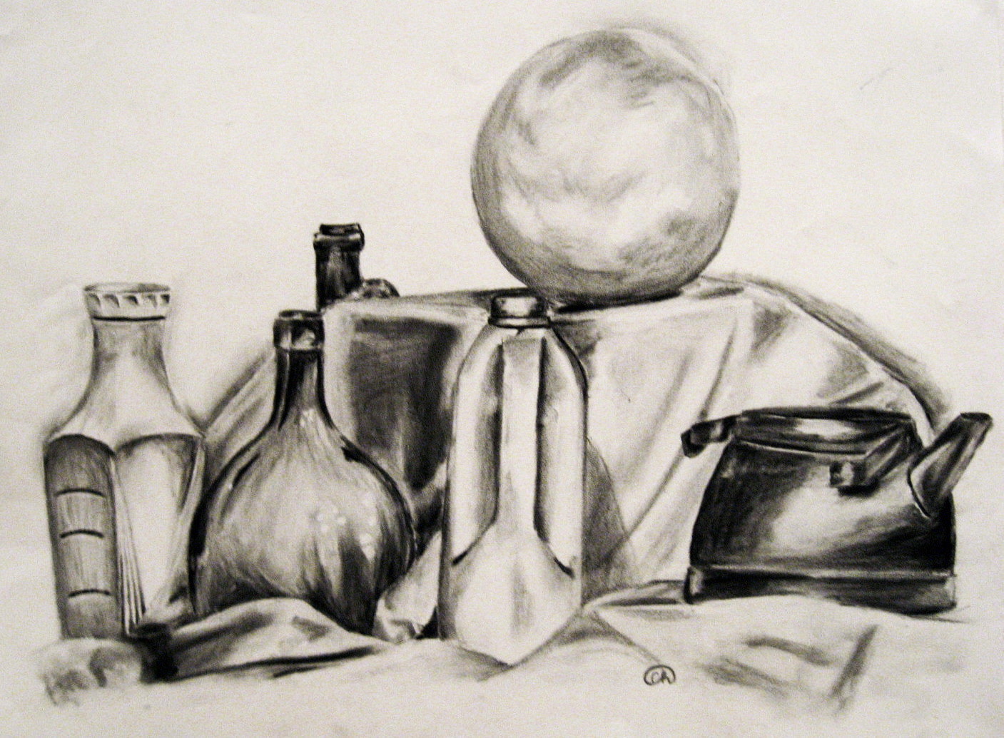 Charcoal Drawings Of Objects