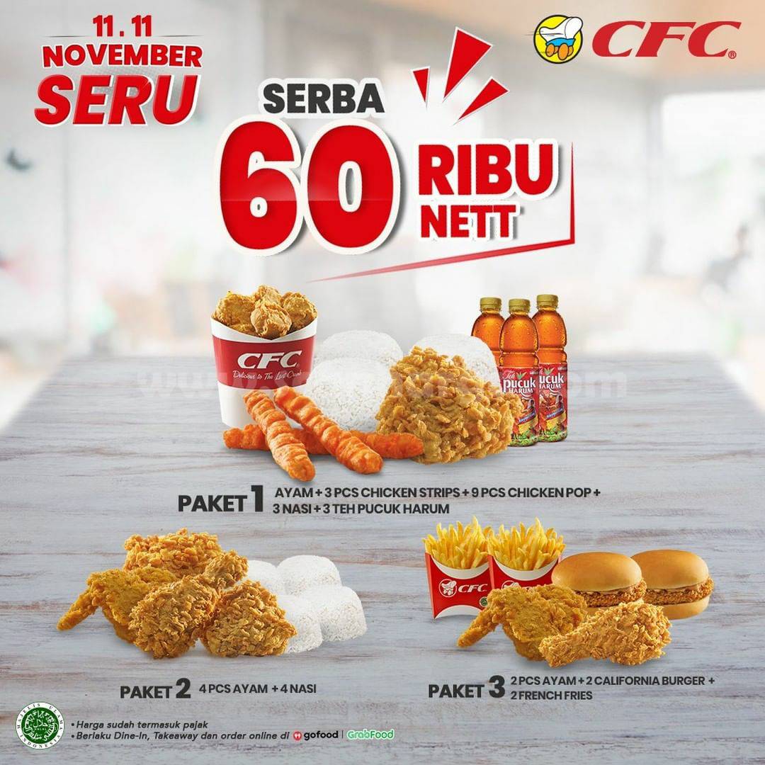 CFC Promo Paket Serba 60 Rbu nett* | scanharga