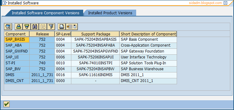 sidadm: SAP NetWeaver AS ABAP Developer Edition 7.52 SP04