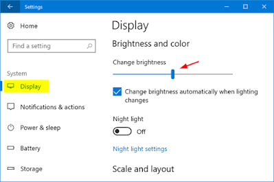 How to disable adaptive or variable screen brightness in laptops - Lets ...