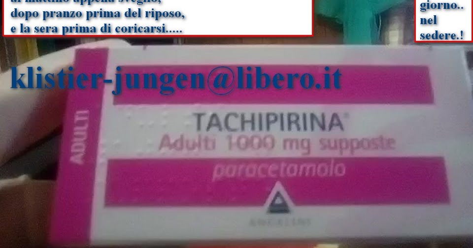 Clistere Peretta Enteroclisma Supposta Puntura...: L'Influenza...e la ...