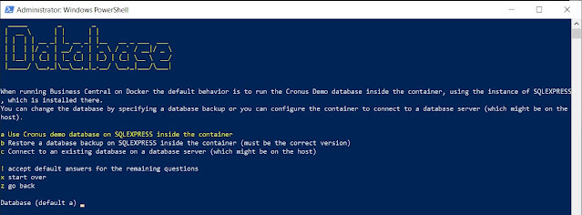 How can I create Docker Container using New-BcContainerWizard?
