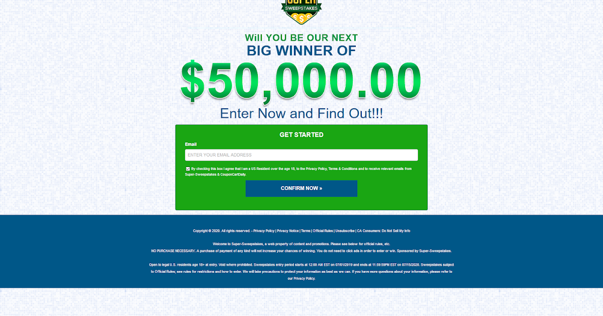 Will you be our next Big Winner of $50,000.00 ~ maketingnewday