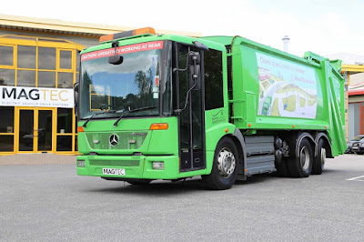 rotherham business news: News: Magtec re-powers bin lorry in UK first