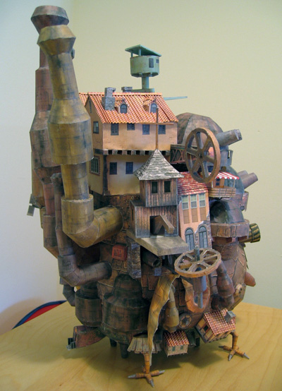 Bighead and Muffin: Studio Ghibli Howl's Moving Castle Papercraft