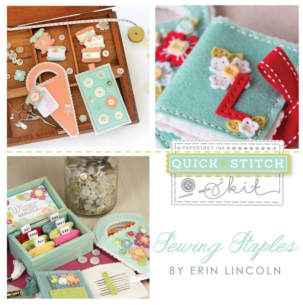 papertrey ink :: quick stitch kits - sewing staples