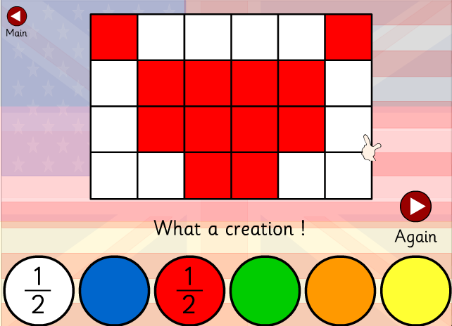 Nunia @ Glenbrae School: Fraction Flag