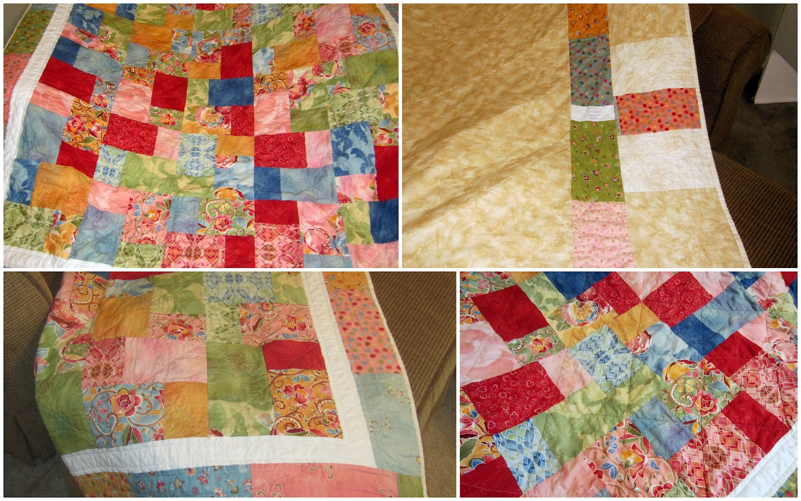 A Pastor & Barista's Wife: Double Slice Layer Cake Quilt