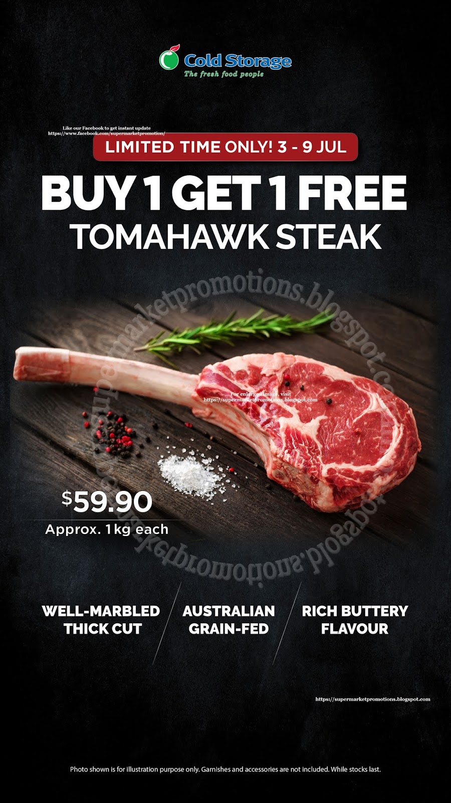Cold Storage Tomahawk Steak Promotion 03 - 09 July 2020 ~ Supermarket ...
